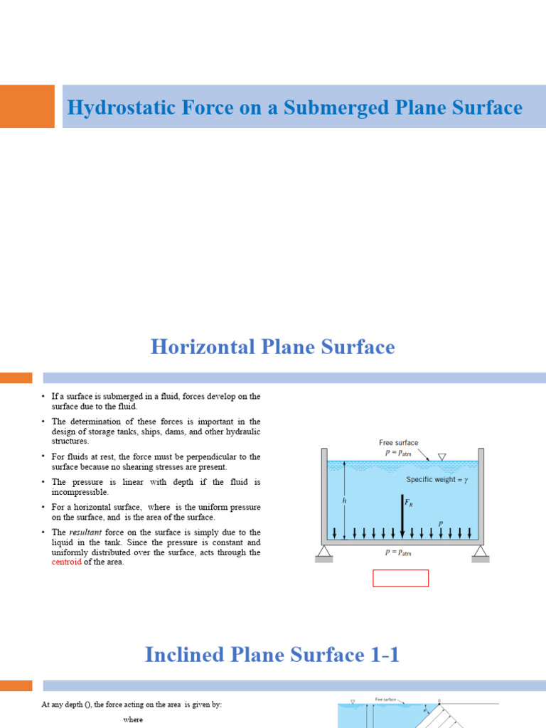 Chapter 2 2 Hydrostatics | PDF | Buoyancy | Pressure