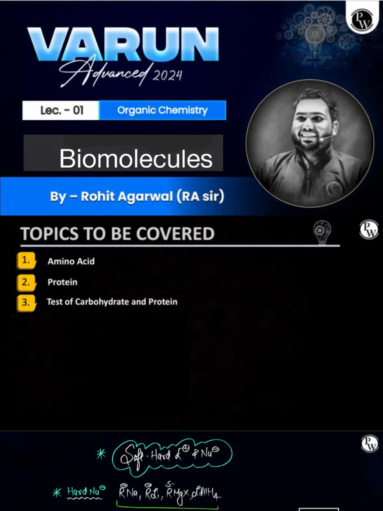 6638f7b51470dd0018952081 - ## - Biomolecules 01 Class Notes Varun JEE ...