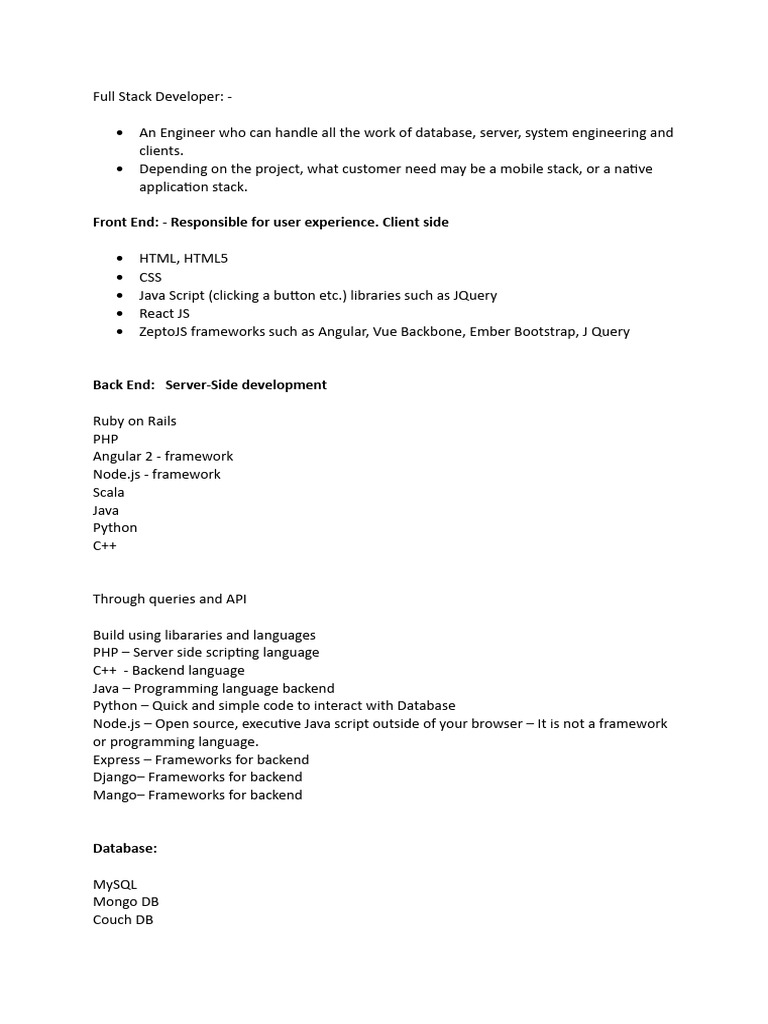 Notes - Advance Web Application Development | PDF | Computers