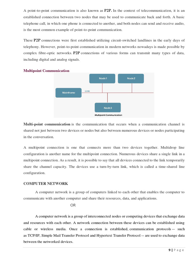 CH - 1 Data Communication & Network (3) - Removed | PDF | Internet Protocols | Computer Network