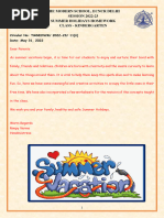 Holiday Homework LKG | PDF | Kindergarten