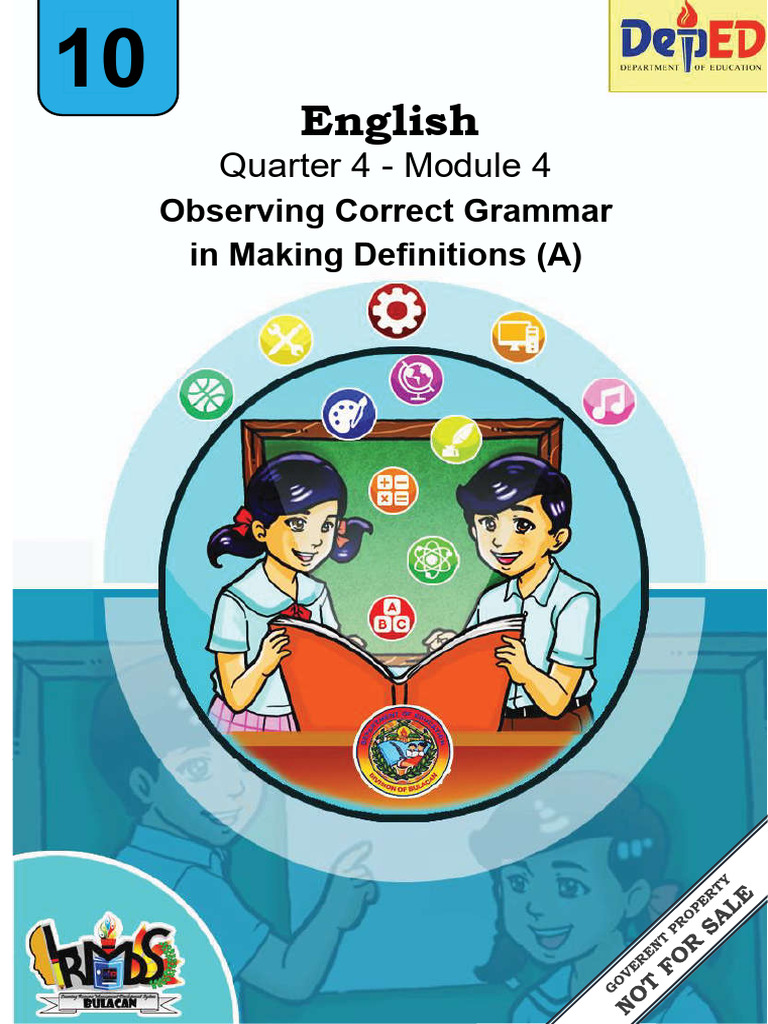 English 10 Q4 Module 4 | PDF | Word | Definition
