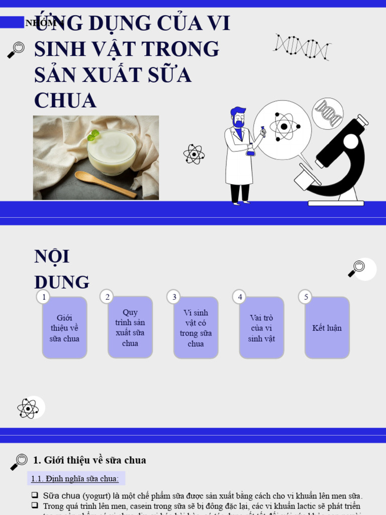 NG D NG VSV Trong SX Yogurt | PDF