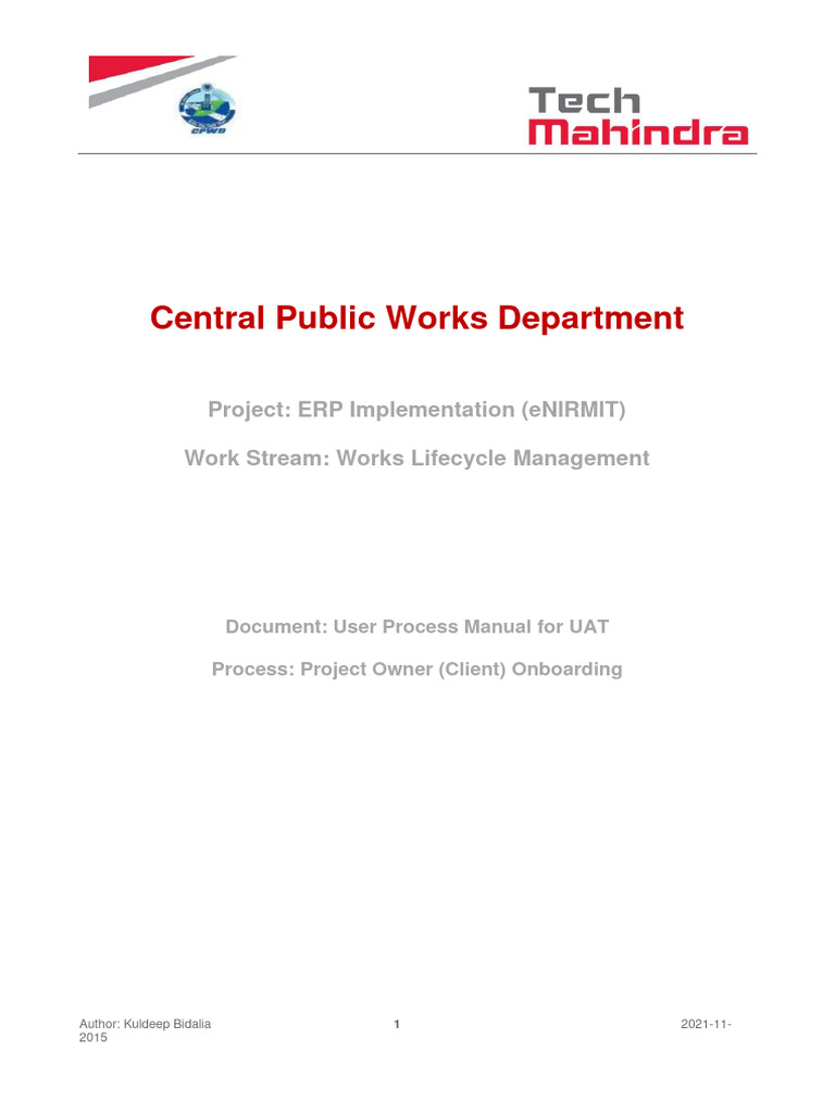 SOP - Project Owner Client Onboarding - UAT | PDF | Login | Icon ...