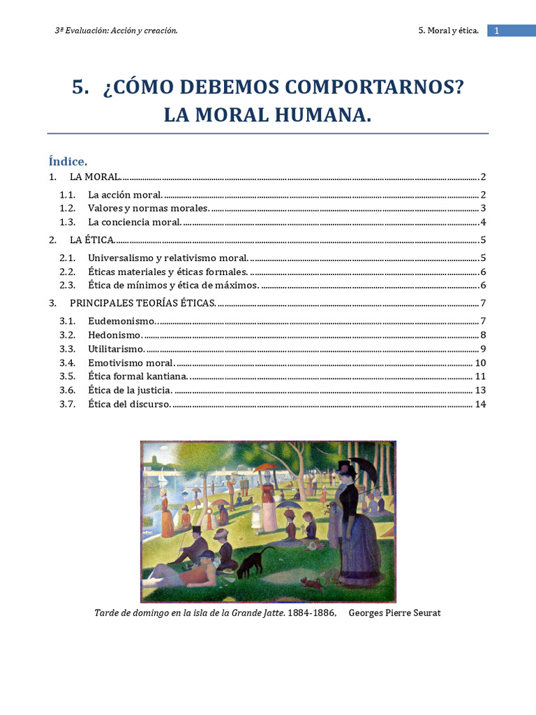 Cómo Debemos Comportarnos | Descargar gratis PDF | Moralidad | Placer