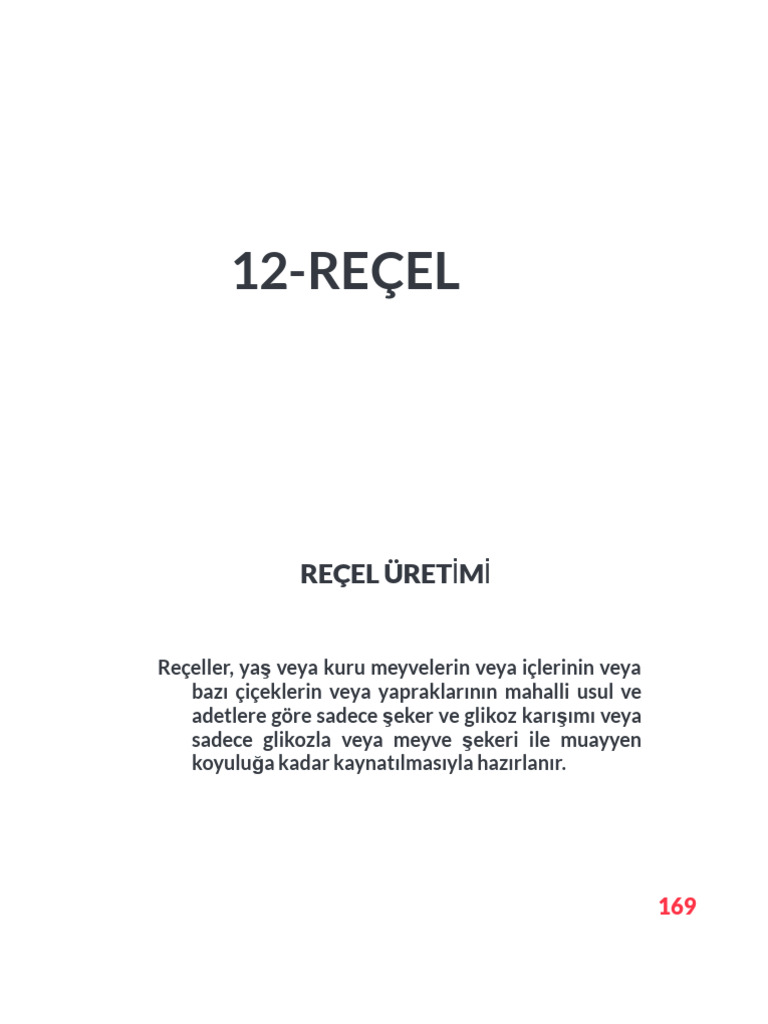 12 - Reçel Üretimi | PDF