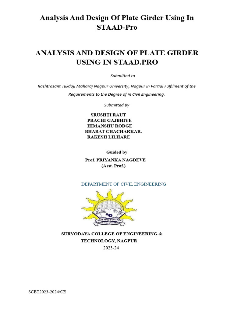 Thesis | Download Free PDF | Bending | Beam (Structure)