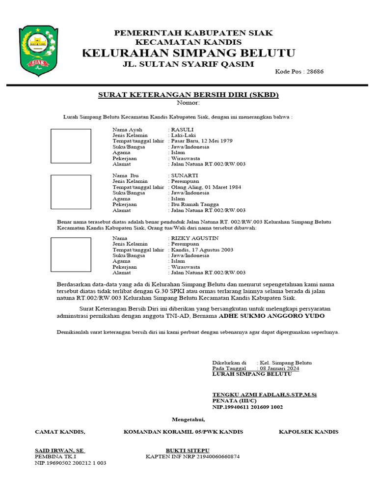 SKBD Orang Tua | PDF