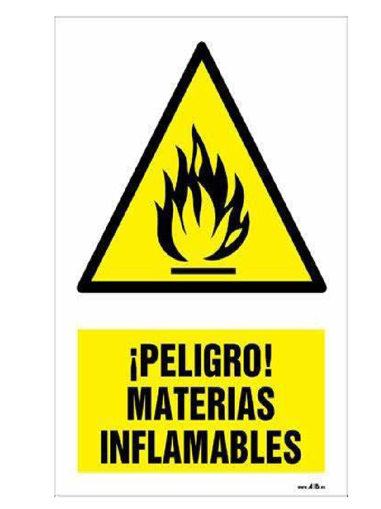 Materiales inflamables_pictograma | PDF