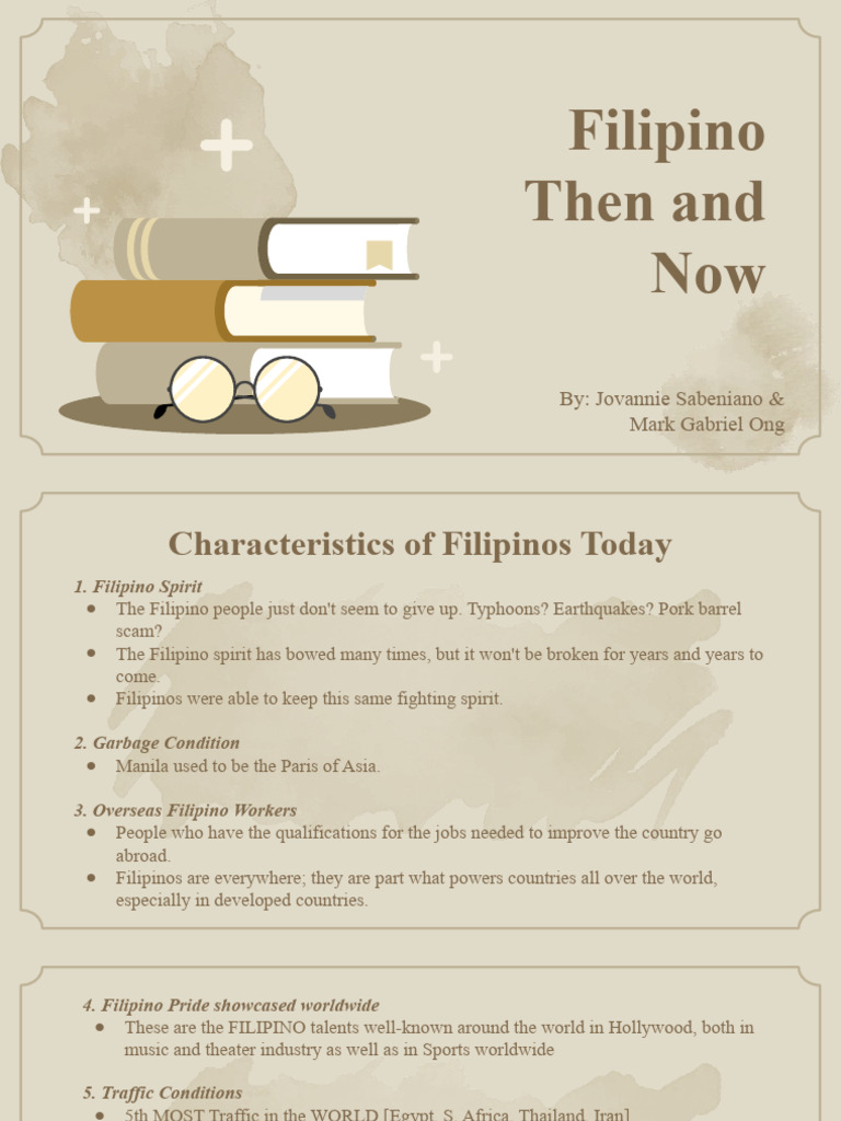 Filipino Identity: Past and Present Insights | PDF | Philippines