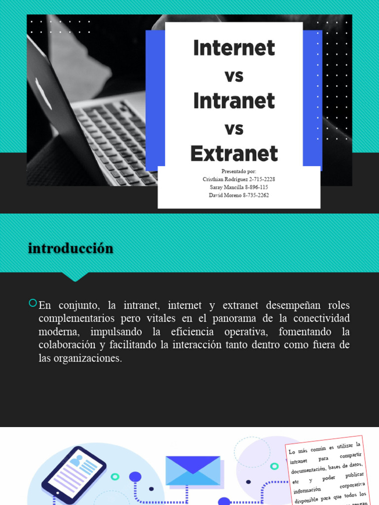 Intranet Extranet Internet PP | PDF | Red de computadoras | Red privada ...