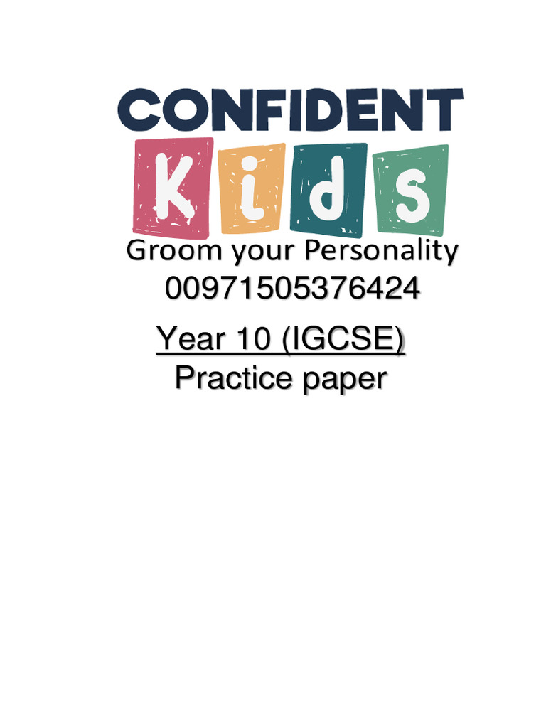 IGCSE Year 10 Math Practice | PDF | Triangle | Euclidean Plane Geometry