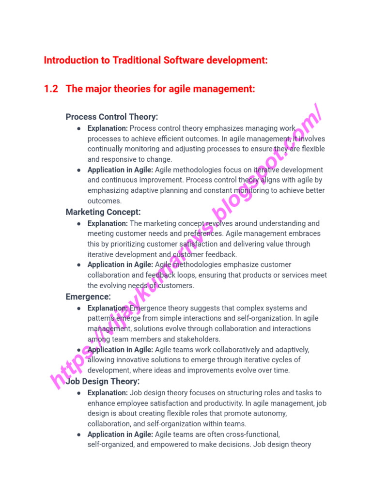 Agile Unit - 1 | PDF | Agile Software Development | Software Development Process