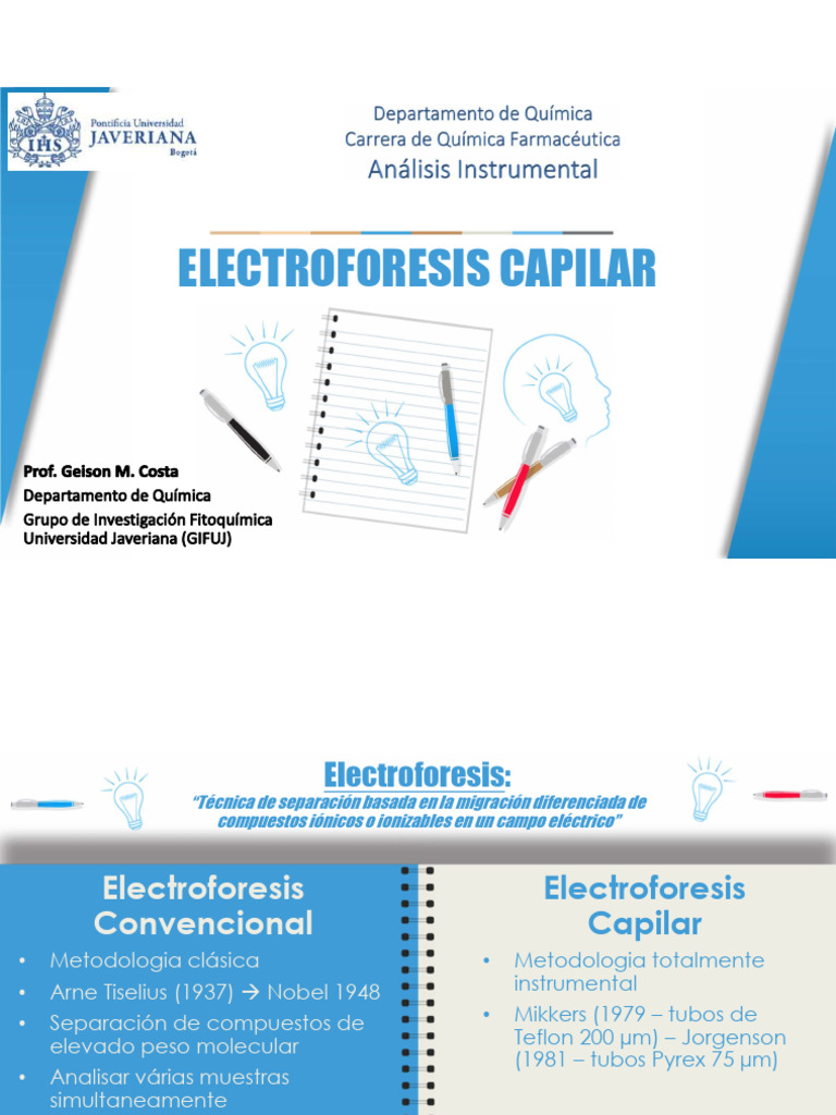 Electroforesis Capilar | PDF | Electroforesis capilar | Electroforesis