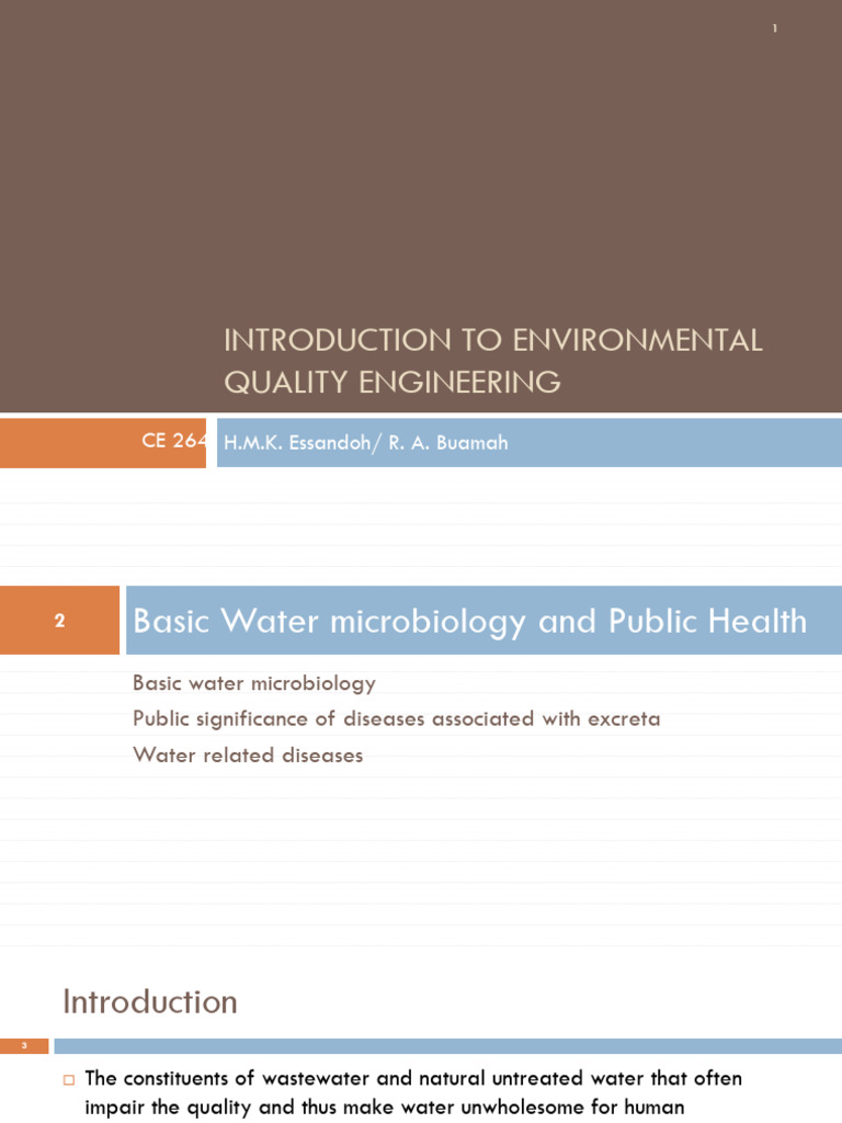 Basic Water Microbiology and Public Health | PDF | Virus | Bacteria