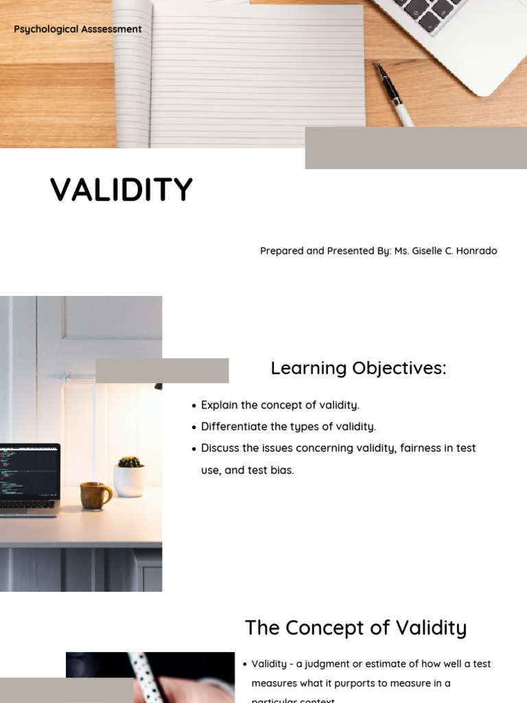 Validity | PDF | Validity (Statistics) | Factor Analysis