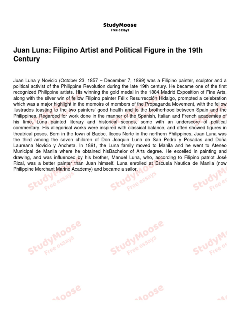 Juan_Luna__Filipino_Artist_and_Political_Figure_in_the_19th_Century ... Juan_Luna__Filipino_Artist_and_Political_Figure_in_the_19th_Century ...