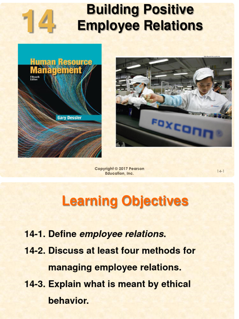 Chapter 14 Building Positive Employee Relations | PDF | Disciplines | Employment