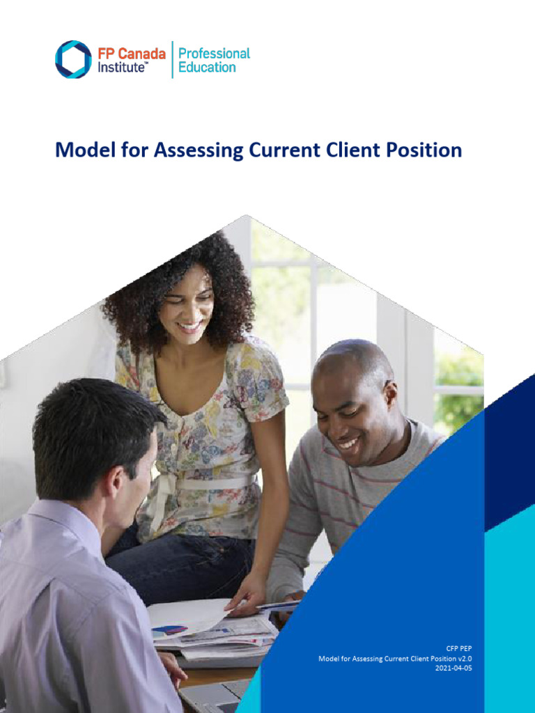 Client Financial Position Assessment Model | PDF | Cost Of Living | Debt