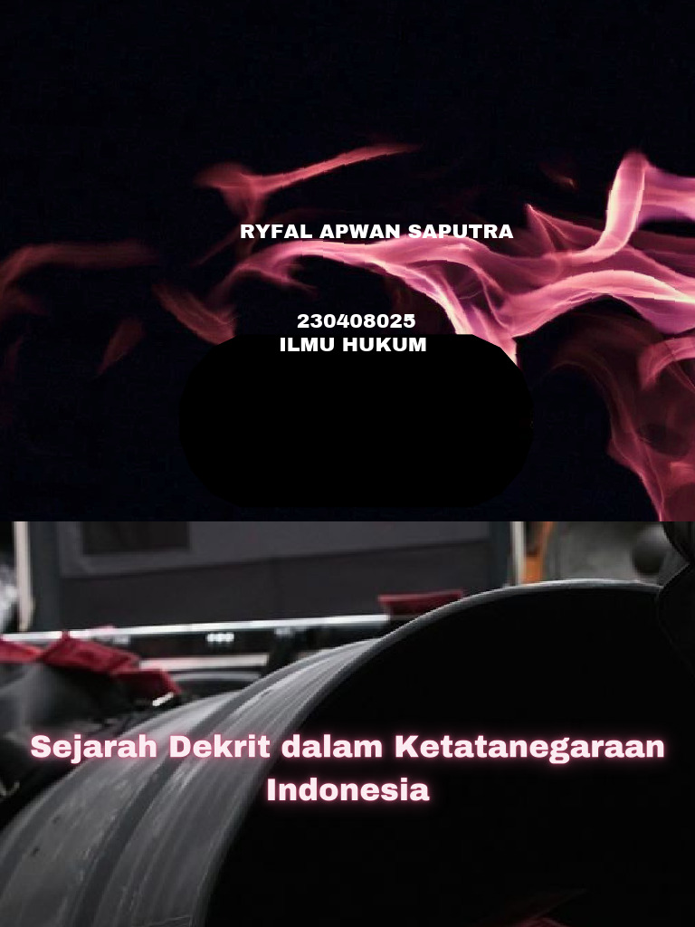 Sejarah Dekrit Dalam Sejarah Ketatanegaraan Indonesia | PDF Sejarah Dekrit Dalam Sejarah Ketatanegaraan Indonesia | PDF