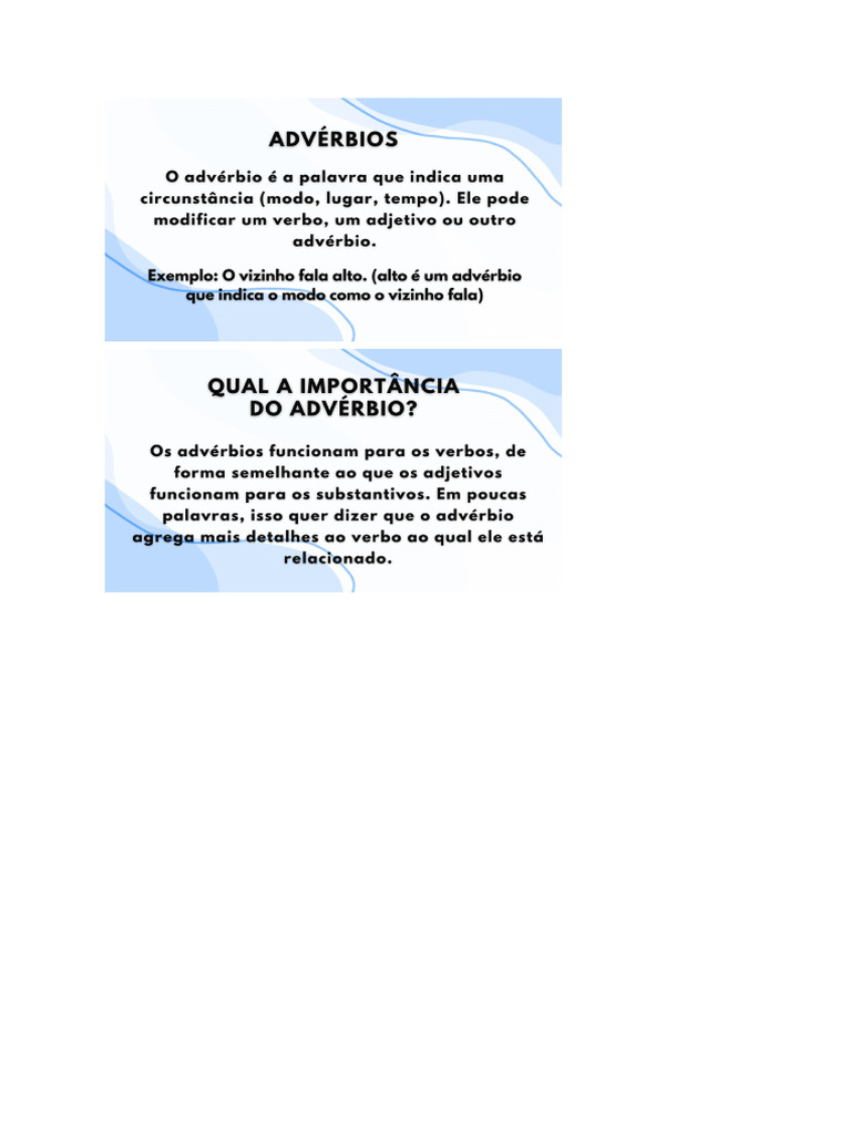 Advérbio | PDF