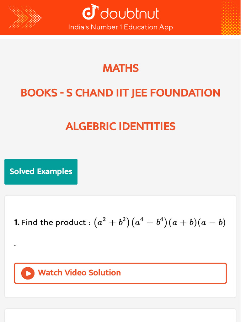 Doubtnut Maths Solutions and Questions | PDF | Mathematics