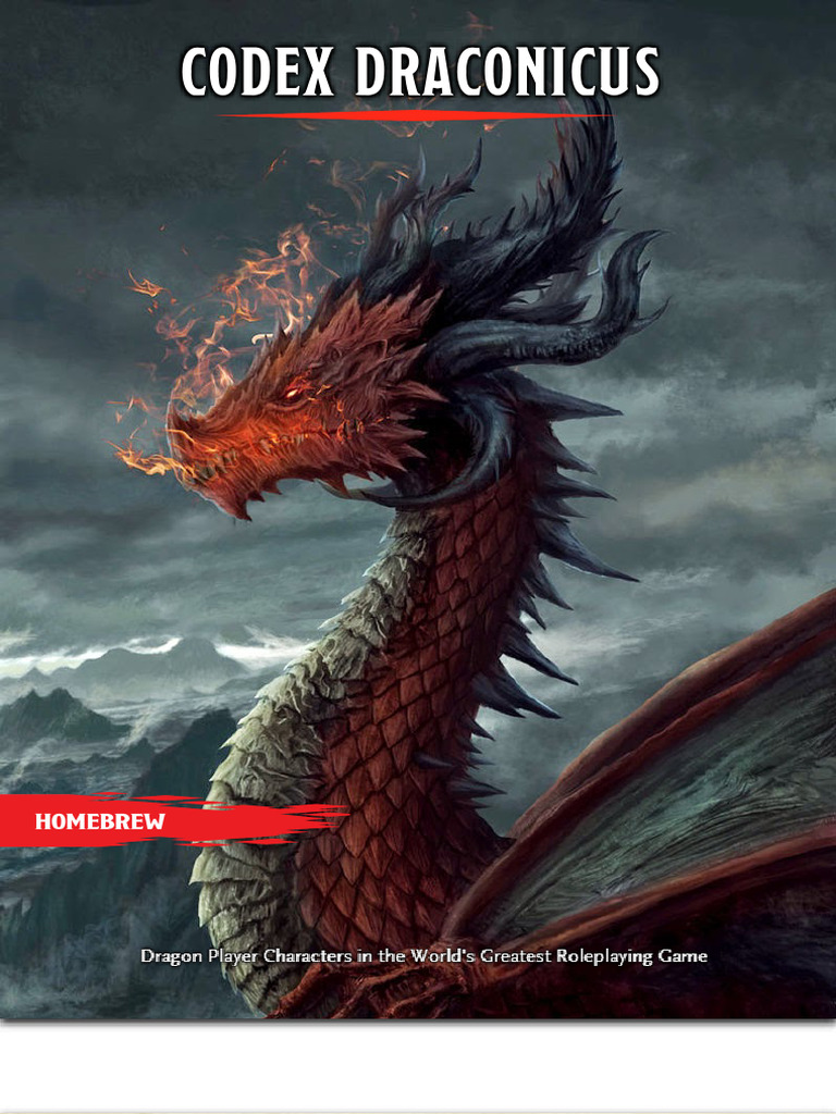 Codex Draconicus - GM Binder | PDF | Gary Gygax Games | Dungeons & Dragons