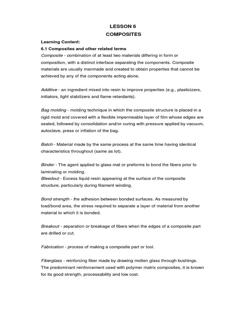 Lesson-6 | PDF | Concrete | Cement