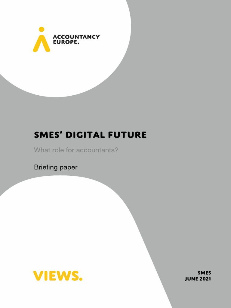 SMEs Digital-Future Accountancy Europe | PDF | Small And Medium Sized ...