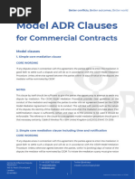 CEDR Model Mediation Procedure 2023 | PDF | Mediation | Arbitration