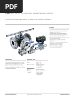 DHV Floating Ball Valve Catalog | PDF | Valve | Gas Technologies
