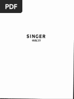 Singer 201k Manual | PDF | Seam (Sewing) | Sewing