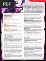 Acererak 5E Stat Block Overview | PDF | Fantasy | Leisure