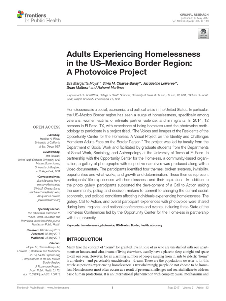Homelessness Photovoice | Download Free PDF | Homelessness | Violence
