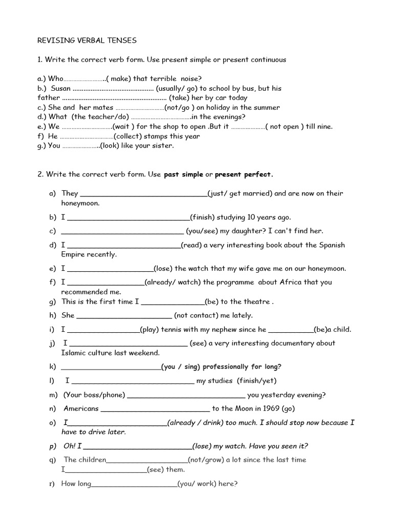 Mastering Verb Tenses in English | PDF | Language Arts & Discipline