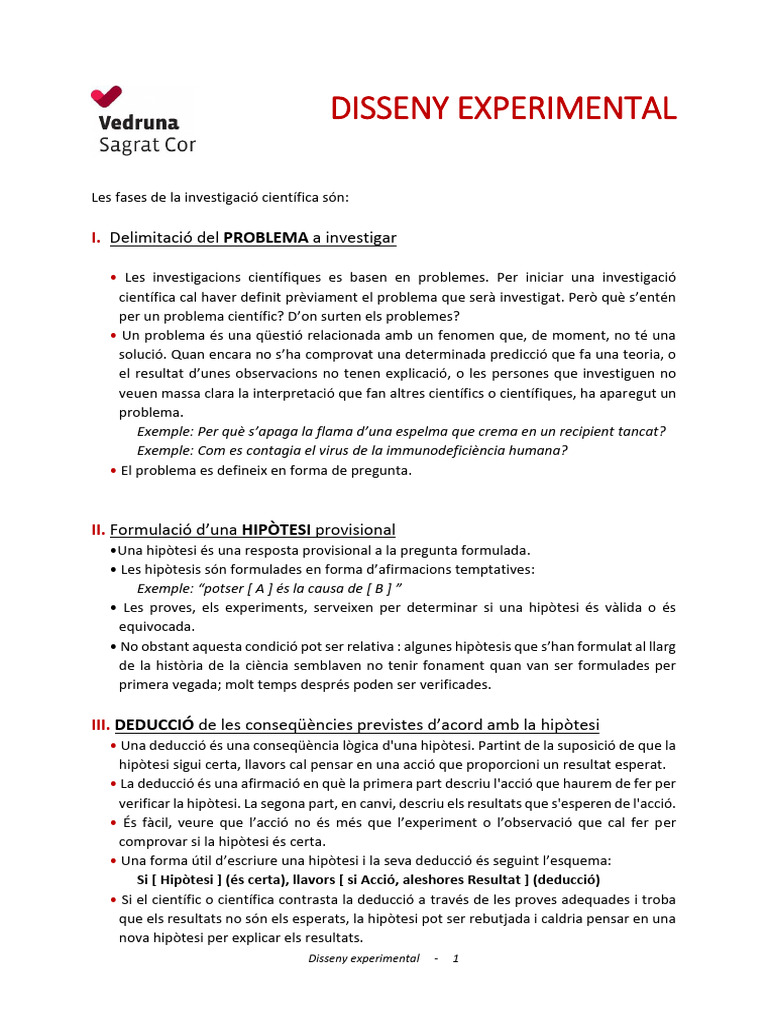 Disseny Experimental | PDF