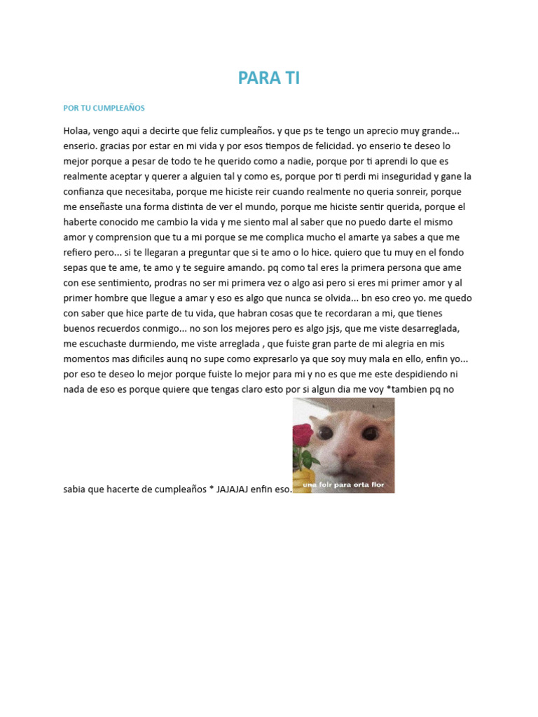 Para Ti Pumple | PDF