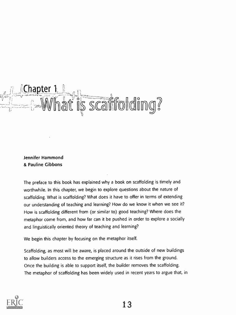 Understanding Scaffolding in Education | PDF | Learning | Psychological ...