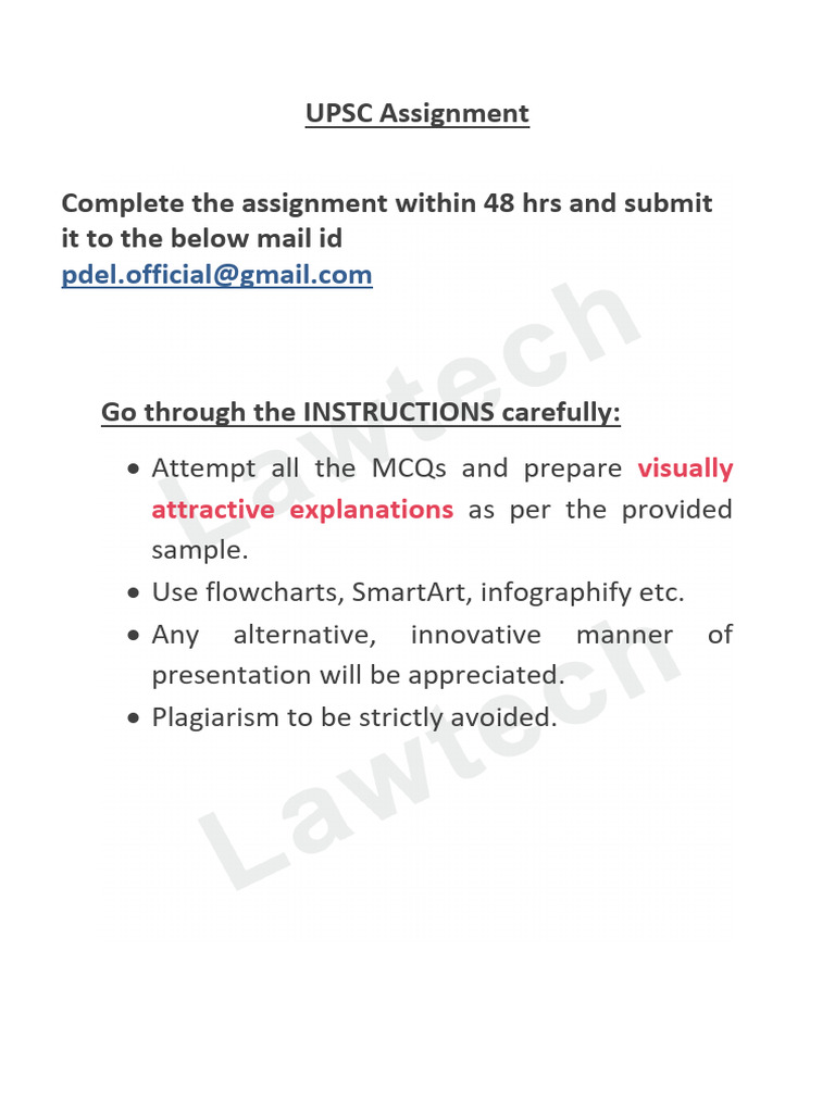 UPSC Content Curator Assignment-1 | PDF