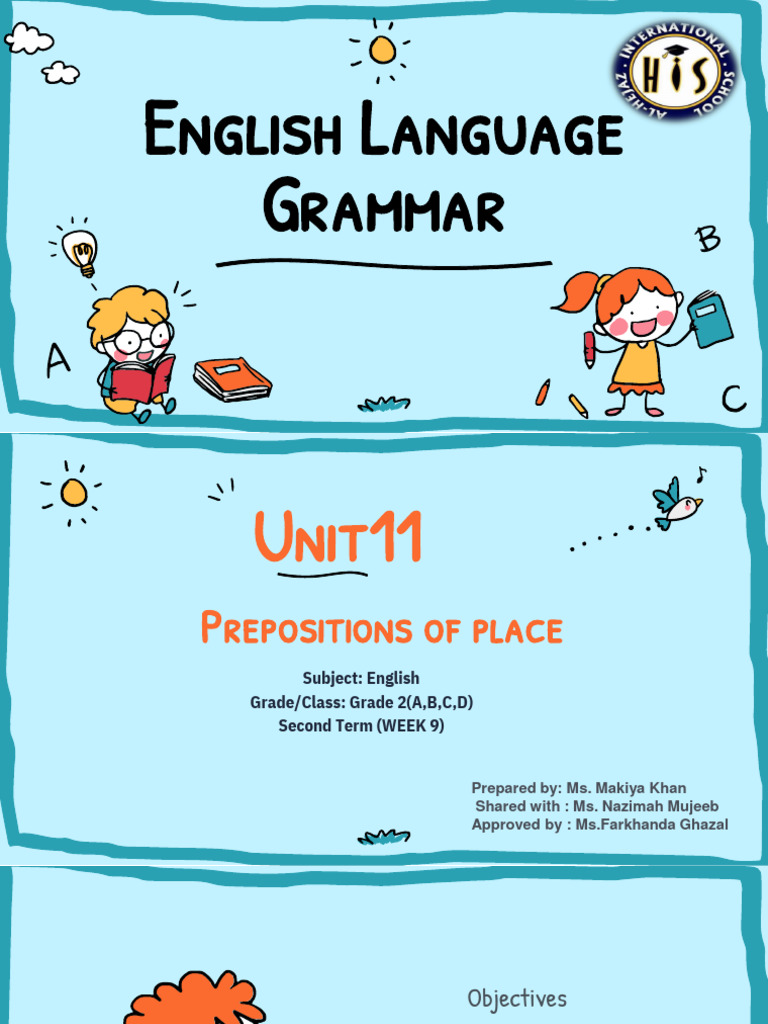 Gr-2 English Grammar U11 | PDF