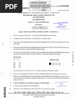 CSEC Mathematics Textbook | PDF | Teaching Methods & Materials