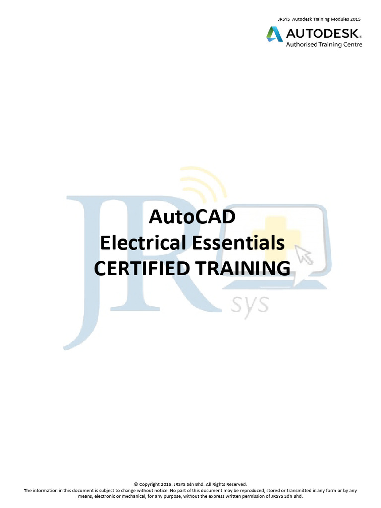 1f. AutoCAD Electrical Essentials | PDF | Auto Cad | Autodesk