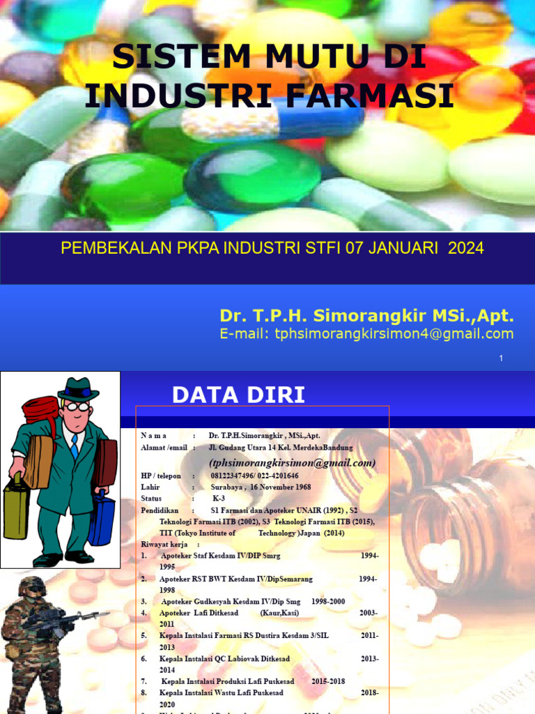 Sistem Mutu Industri Farmasi | PDF
