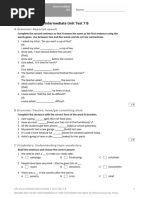 Life Vision Elementary - Unit Test 1 | PDF