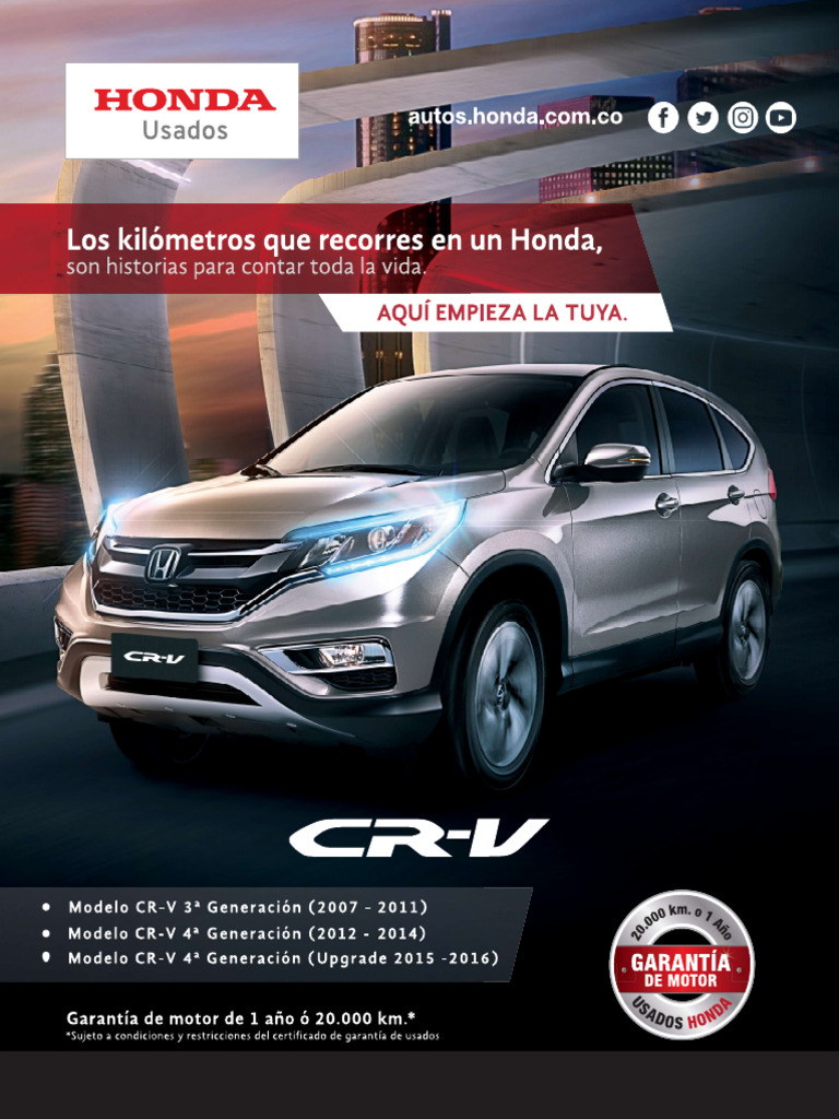 Ficha Tecnica Usados - CR-V | PDF