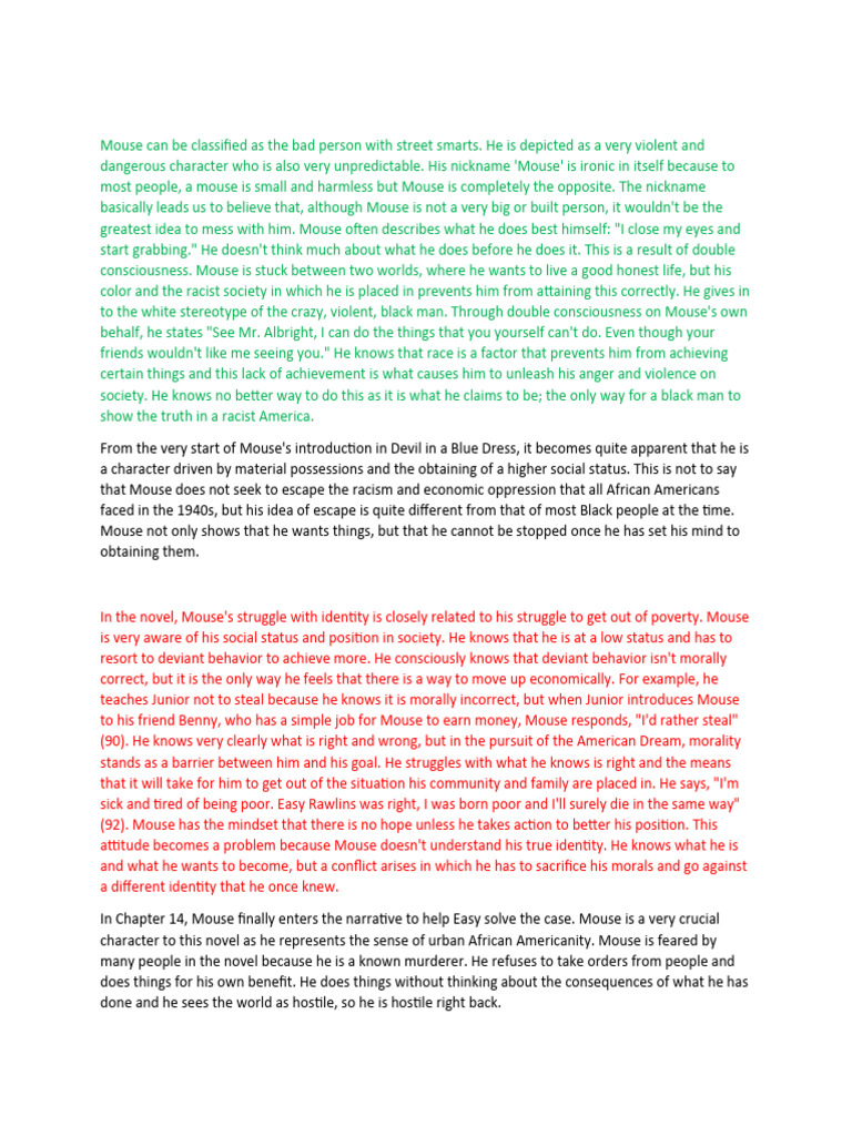 Mouse Draft | PDF | Racism | Discrimination & Race Relations