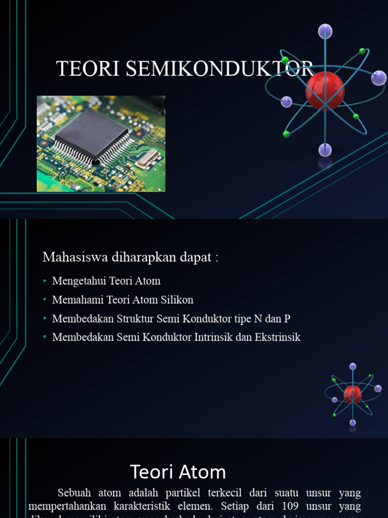 Teori Semikonduktor dan Struktur Atom | PDF