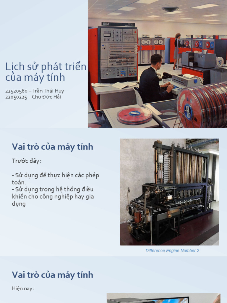 Lich Su Phat Trien Cua May Tinh | PDF
