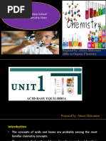 Grade 12 Chemistry Unit 1 PPT | PDF | Ph | Acid