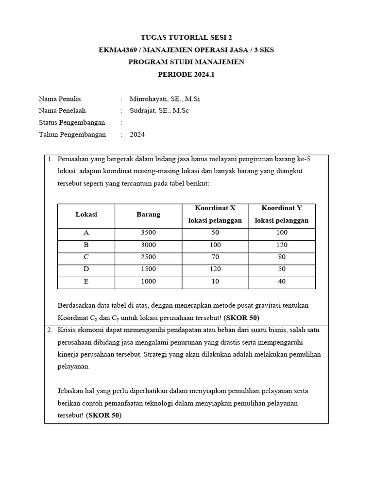 TT2 Mutiara 045203239 | PDF | Bisnis